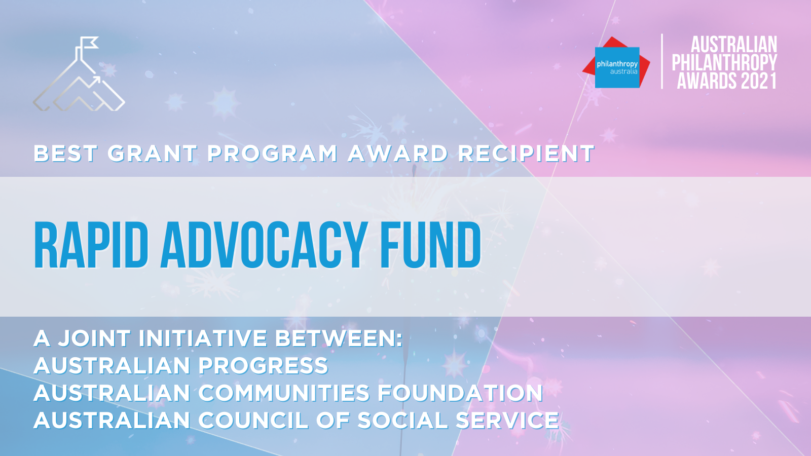 Small grants, big impact: Rapid Advocacy Fund awarded Best Grant ...